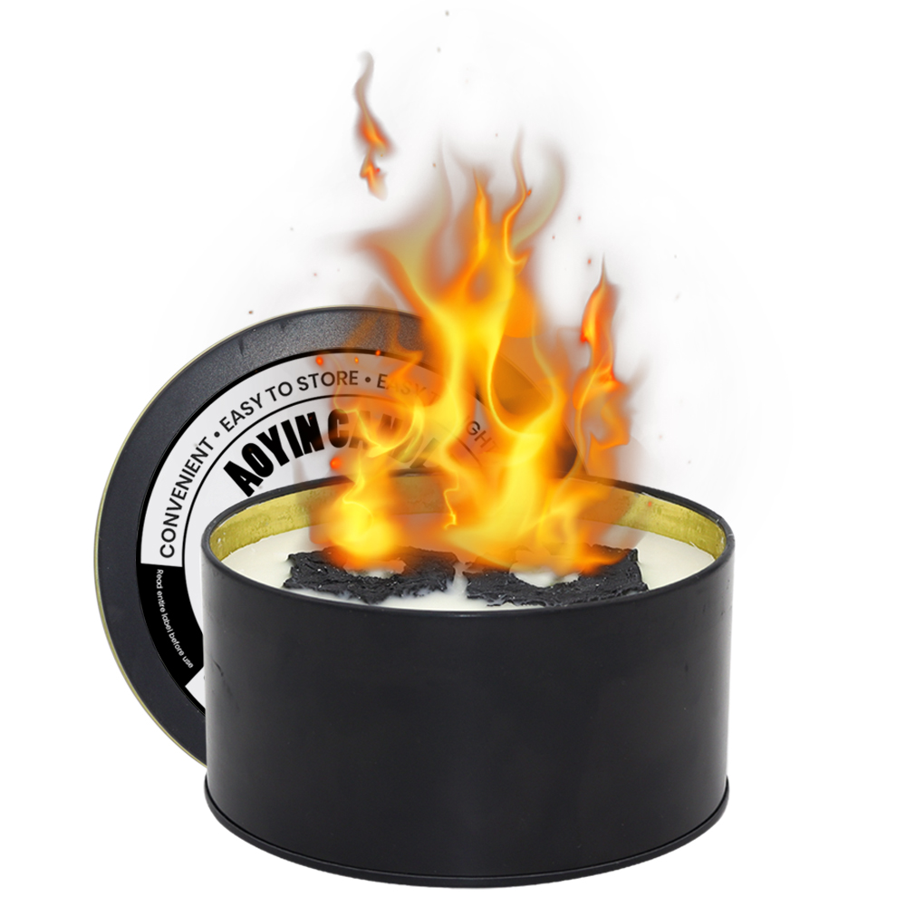 Wholesale Campfire Tin Barbecue Brazier Paraffin Wax Fire Candles ...